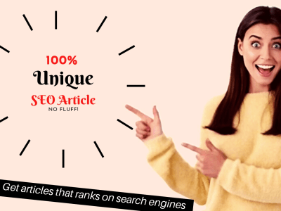 100% Unique Search Engine Optimized Articles | Upwork