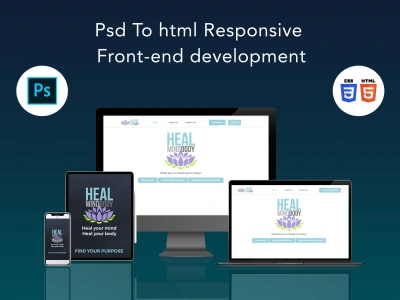 Pixel perfect conversion from PSD to html | Upwork