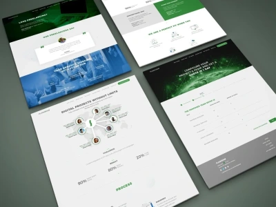 A modern and unique branding system devised by a senior branding expert ...