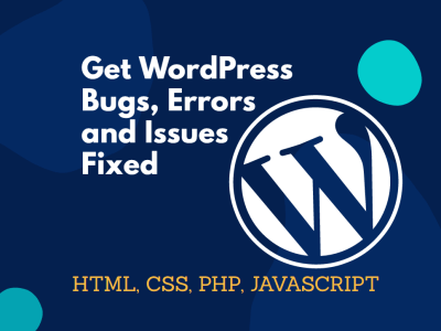 WordPress bugs fixed for your website. | Upwork