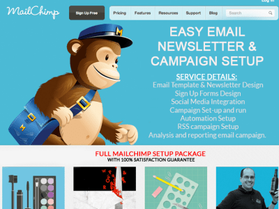 Complete mailchimp email campaign | Upwork