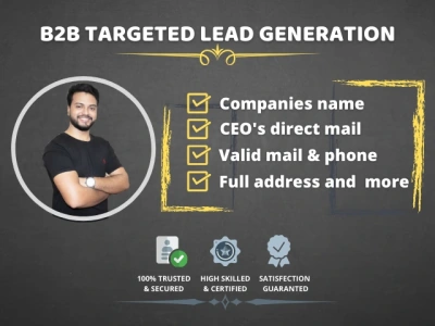 Targeted b2b lead generation | Upwork