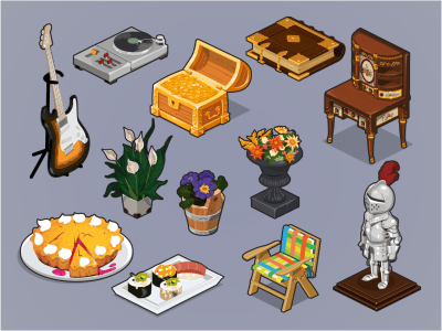 Isometric objects and characters for your games or projects. | Upwork