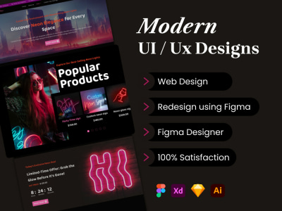 Modern UI/UX, Web, and Landing Page Designs with Figma Expertise. | Upwork