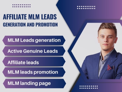 Affiliate MLM lead generation for multi-level marketing and promotion ...