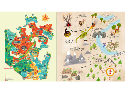 A amazing Custom Vector Map Design | Upwork