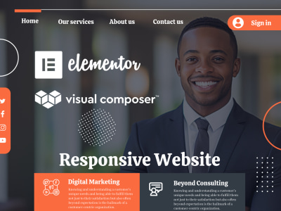 Wordpress Responsive Website | Elementor | Visual Composer| WPBakery | Upwork