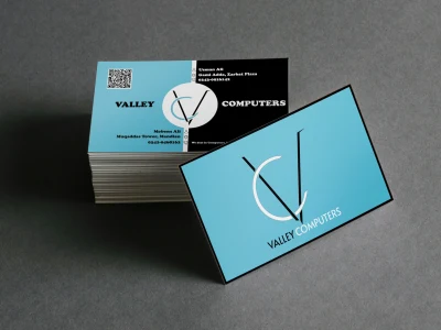 A professional business card for your corporate business with QR Code ...