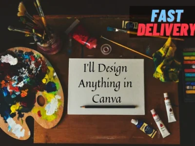 Anything design in CANVA with (editable link) | Upwork