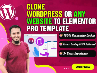A Clone Wordpress Site or Any Webpage to Elementor Template | Upwork