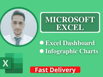 Infographic Charts and Microsoft Excel dynamic dashboard | Upwork