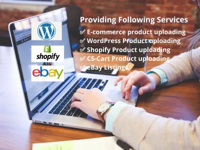 Product Uploads on Shopify, WordPress, eBay, CS-Carts or ecommerce | Upwork
