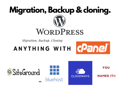Wordpress site migration from one server (hosting) to another server | Upwork