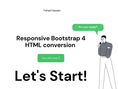 A responsive website using bootstrap. | Upwork