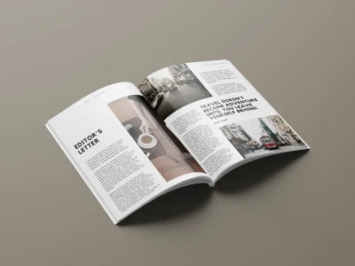 An amazing Magazine Layout and Magazine Cover | Upwork