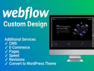 Design or Redesign your website with Webflow | Upwork