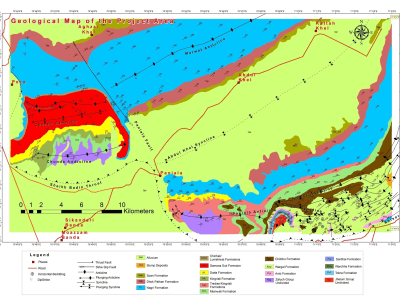 Geological, topographical and geographical maps and images using arcgis ...