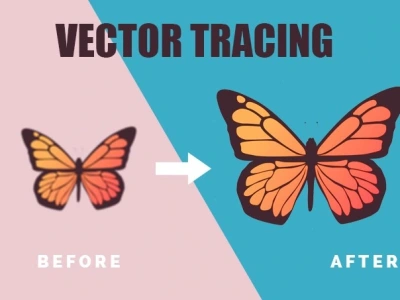 A vector trace, clean your logo or art | Upwork