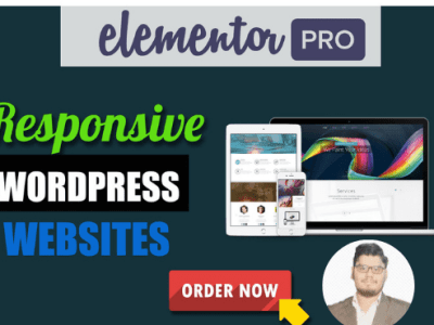 A responsive wordpress website design with elementor pro page builder | Upwork