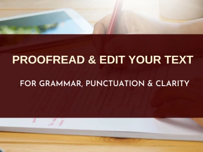 An improved error free copy of your text | Upwork
