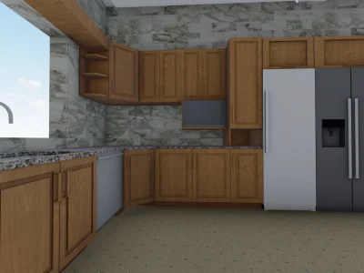 Beautiful 3D renderings for your kitchen Using Sketch up & Lumion | Upwork