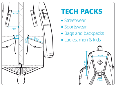 A detailed fashion tech pack for manufacturer | Upwork