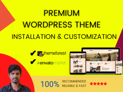 Themeforest premium wordpress theme installation & full customization | Upwork