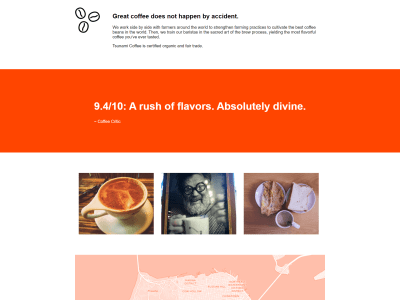 A landing page using HTML and CSS | Upwork