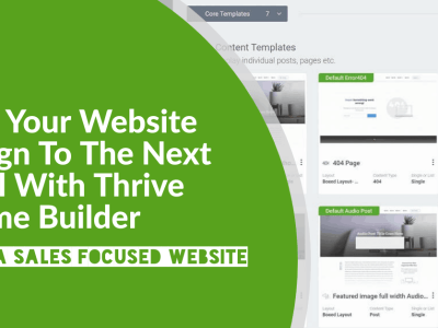 Responsive Thrive Theme Website- ActiveCampaign, Thrive Architect etc. | Upwork