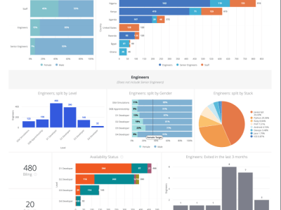 An interactive dashboard to show trends and insights from your raw data | Upwork