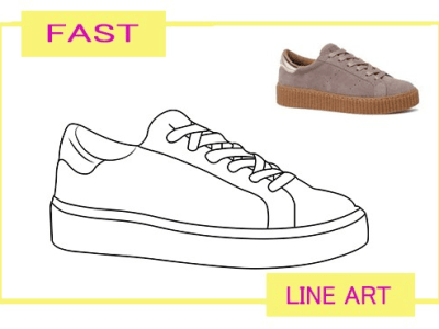 A line art illustrations outline drawing of products | Upwork