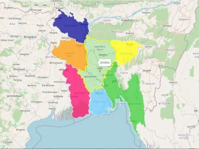 An interactive and clickable vector map | Upwork