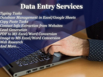 Quick & Efficient data entry service over Excel/Google Sheets. | Upwork