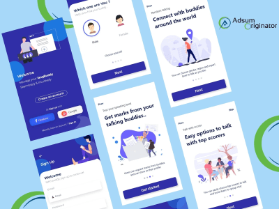 A complete fully responsive UI/UX screen design for Web/Mobile ...