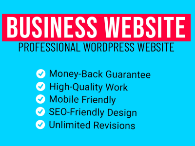 A High-Converting WordPress Business Website | Upwork