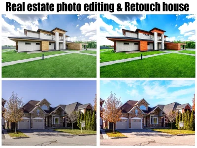 Real estate photo editing, retouch house interior or exterior | Upwork