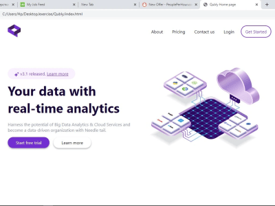 Fully functional static website build with react | Upwork