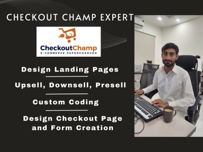 Checkout Champ landing page, Upsells, Shopify and Woocommerce integrations | Upwork