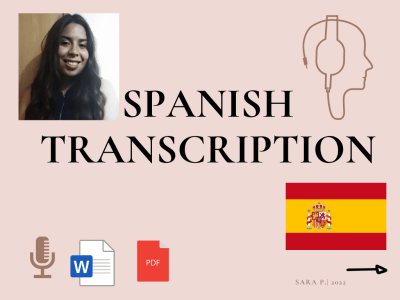 Manual Spanish transcription fast and accurate | Upwork