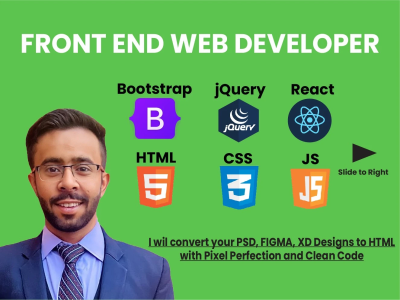 Pixel perfect PSD to HTML, FIGMA to HTML, Landing page conversion | Upwork