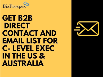 A b2b direct e-mail and contact list of C-level exec in the US ...
