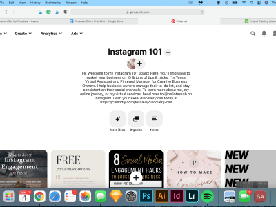 A fully optimized Pinterest Business Profile | Upwork