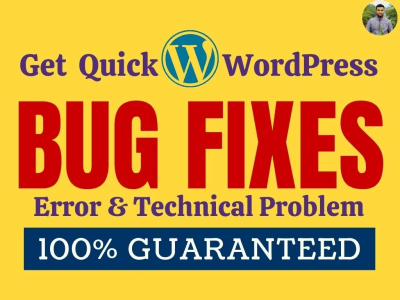 Recovered WordPress Bug Fix, Error Fix & Security Problem | Upwork