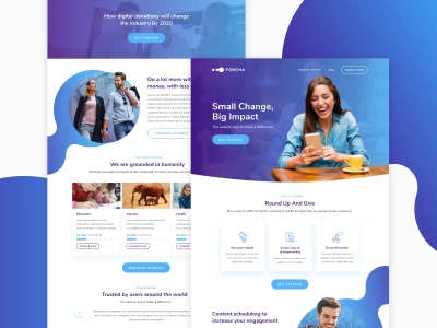 Beautiful attractive Landing Page Design, And will be responsive. | Upwork