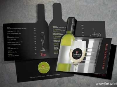 A modern food menu and bar menu design | Upwork