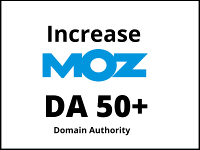 MOZ Domain Authority DA 50 of your website | Upwork