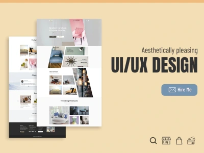 An aesthetically pleasing UX/UI Design | Upwork