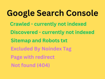 Google search console | Technical SEO errors | Index coverage issues | Upwork