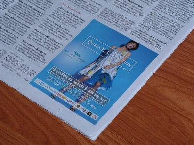 A eye-catching newspaper/magazine advertisement | Upwork