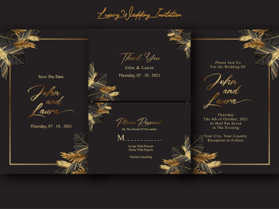A unique & original invitation design for your wedding event needs | Upwork